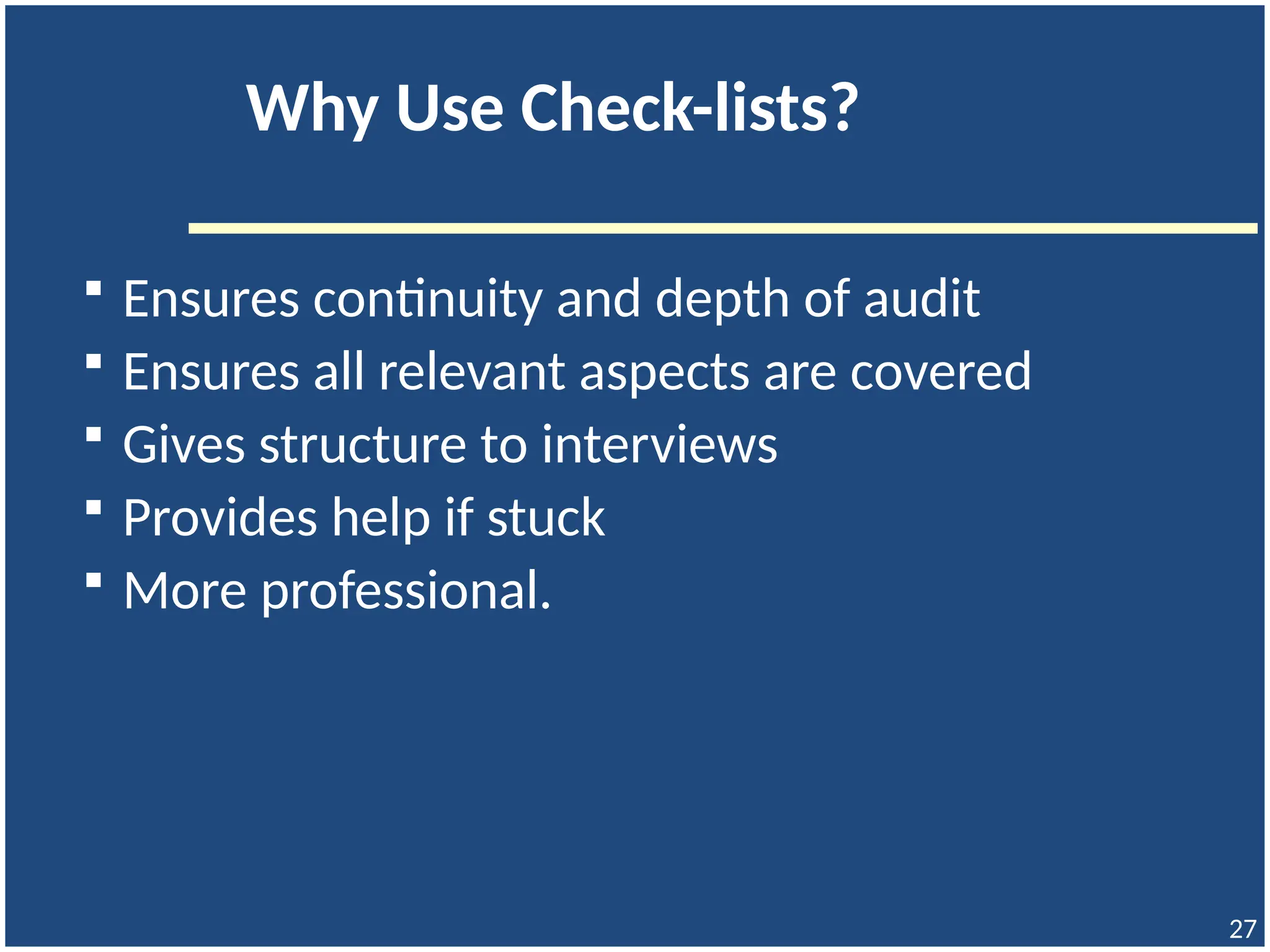 IMS INTERNAL AUDITPrinciples of internal audits, phases of audit ...