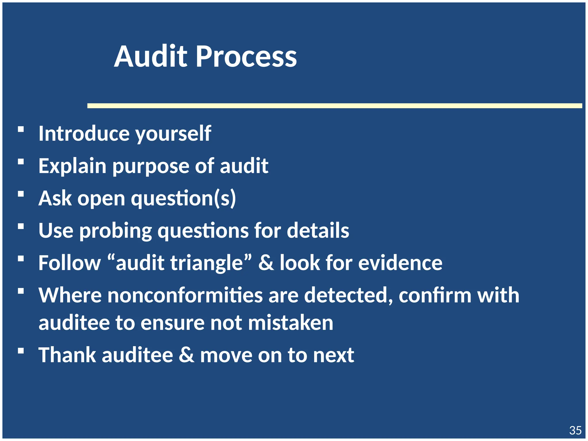 IMS INTERNAL AUDITPrinciples of internal audits, phases of audit ...