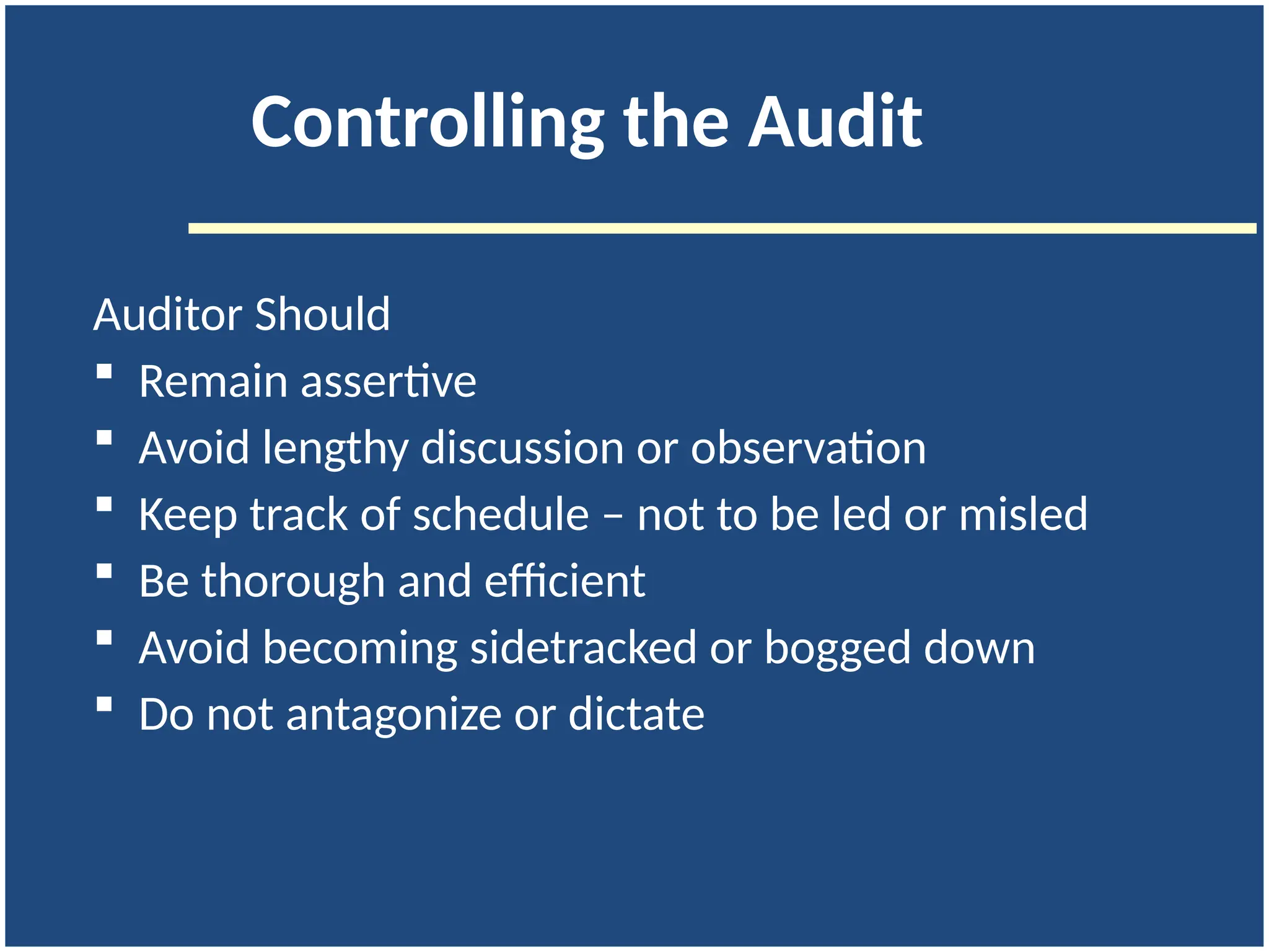 IMS INTERNAL AUDITPrinciples of internal audits, phases of audit ...