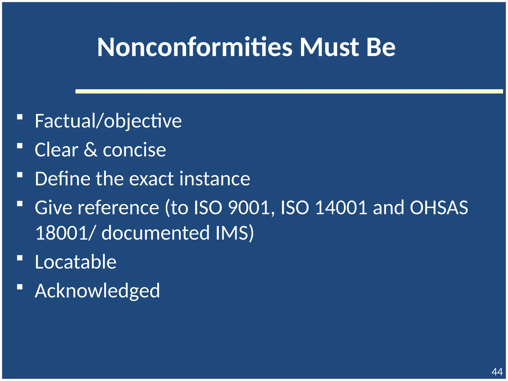 IMS INTERNAL AUDITPrinciples of internal audits, phases of audit ...