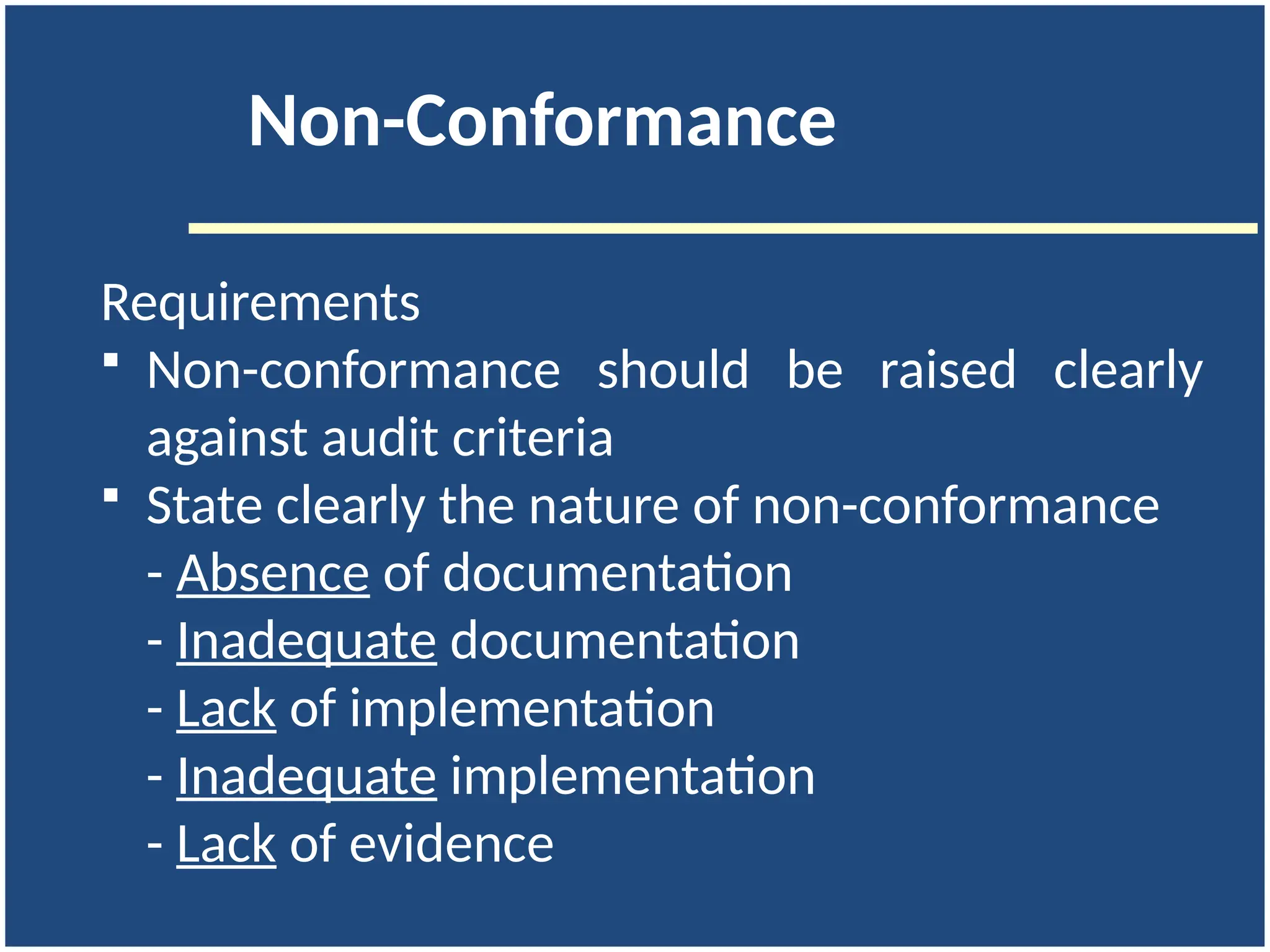 IMS INTERNAL AUDITPrinciples of internal audits, phases of audit ...