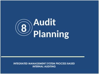 IMS INTERNAL AUDITPrinciples of internal audits, phases of audit ...