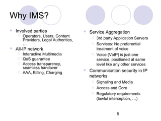 IMS IP multimedia subsystem presentation | PPT