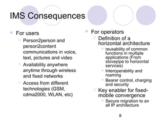 IMS IP multimedia subsystem presentation | PPT