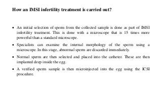 IMSI treatment for infertility | PPTX