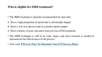 IMSI treatment for infertility | PPTX
