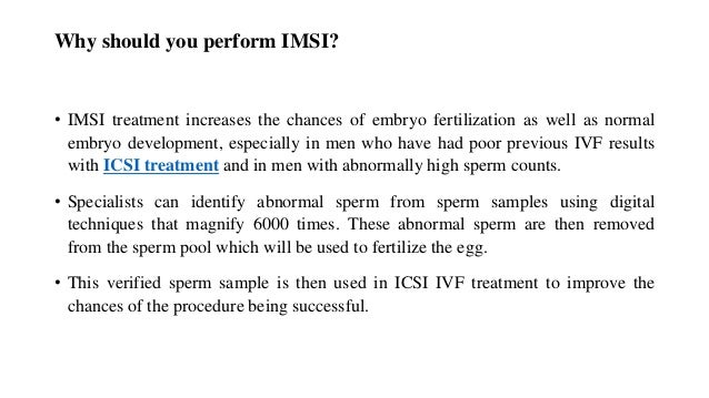 IMSI treatment for infertility | PPTX
