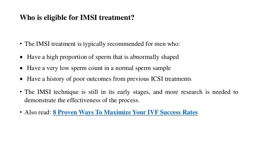 IMSI treatment for infertility | PPTX