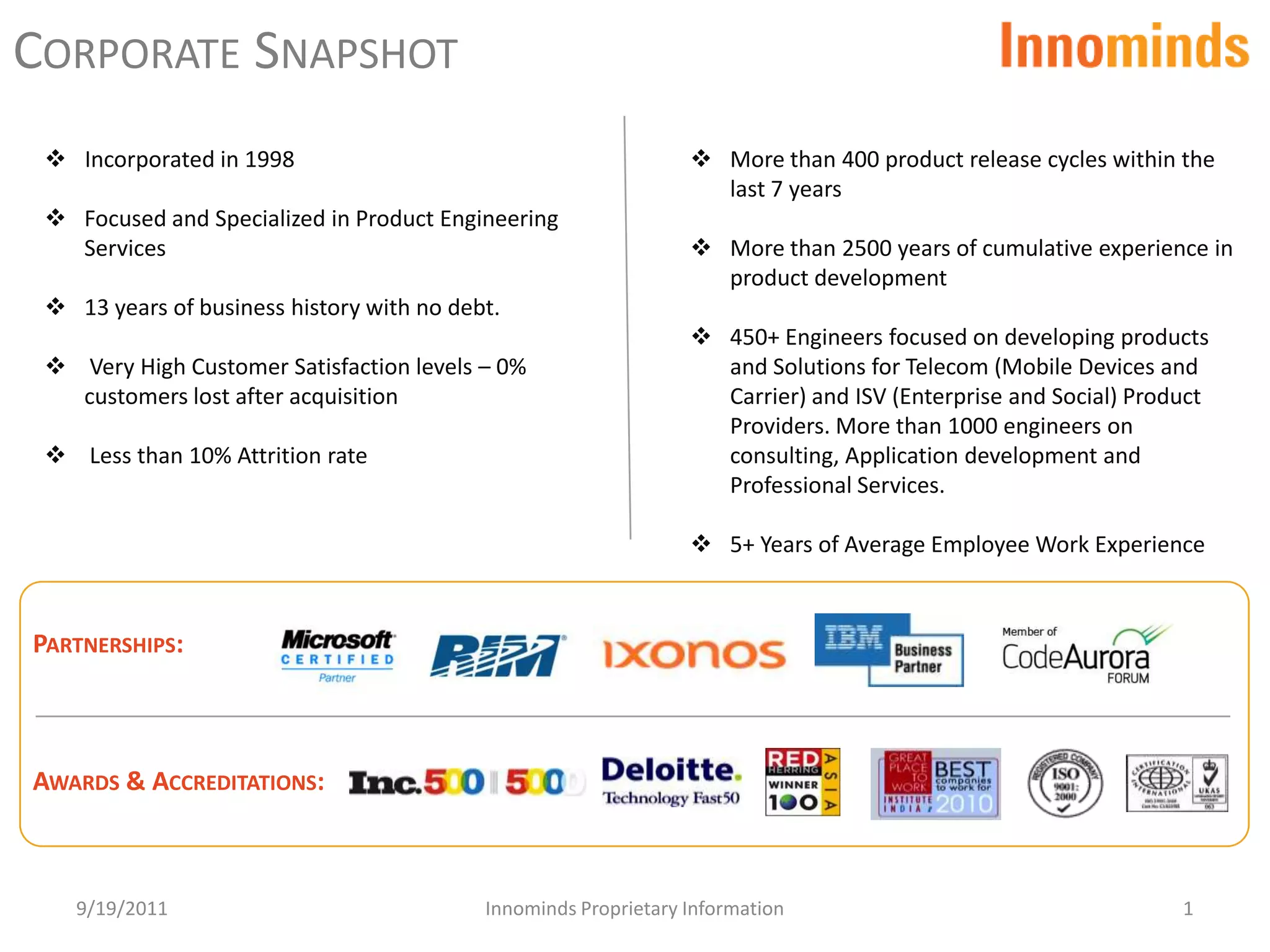 Innominds - product engineering Services | PPT