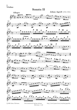 Argell violin solo scores | PDF