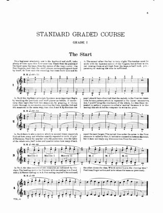 Pîano grade 1 | PDF