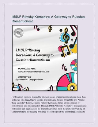 IMSLP Rimsky Korsakov A Gateway to Russian Romanticism.pdf
