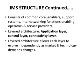 IMS presentation | PPTX | Internet | Computing