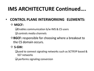 IMS presentation | PPTX
