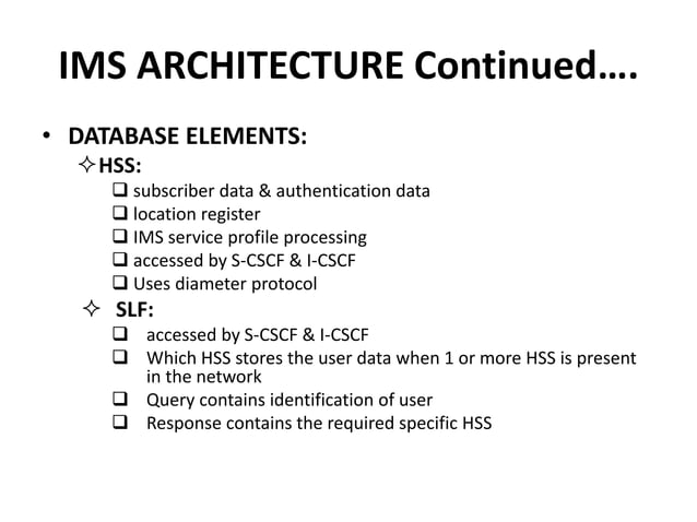 IMS presentation | PPTX | Internet | Computing