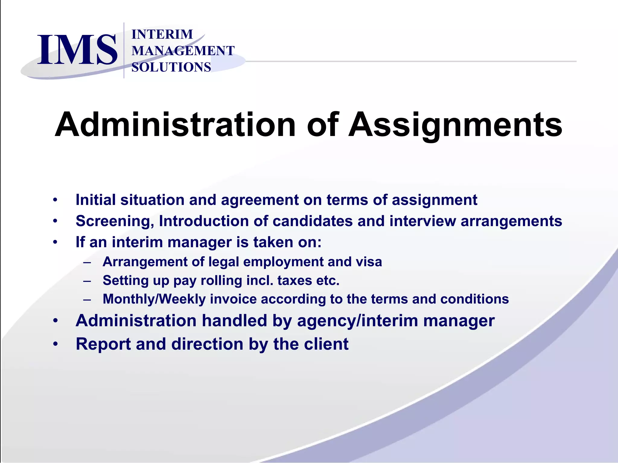 What is Interim Management? | PPT