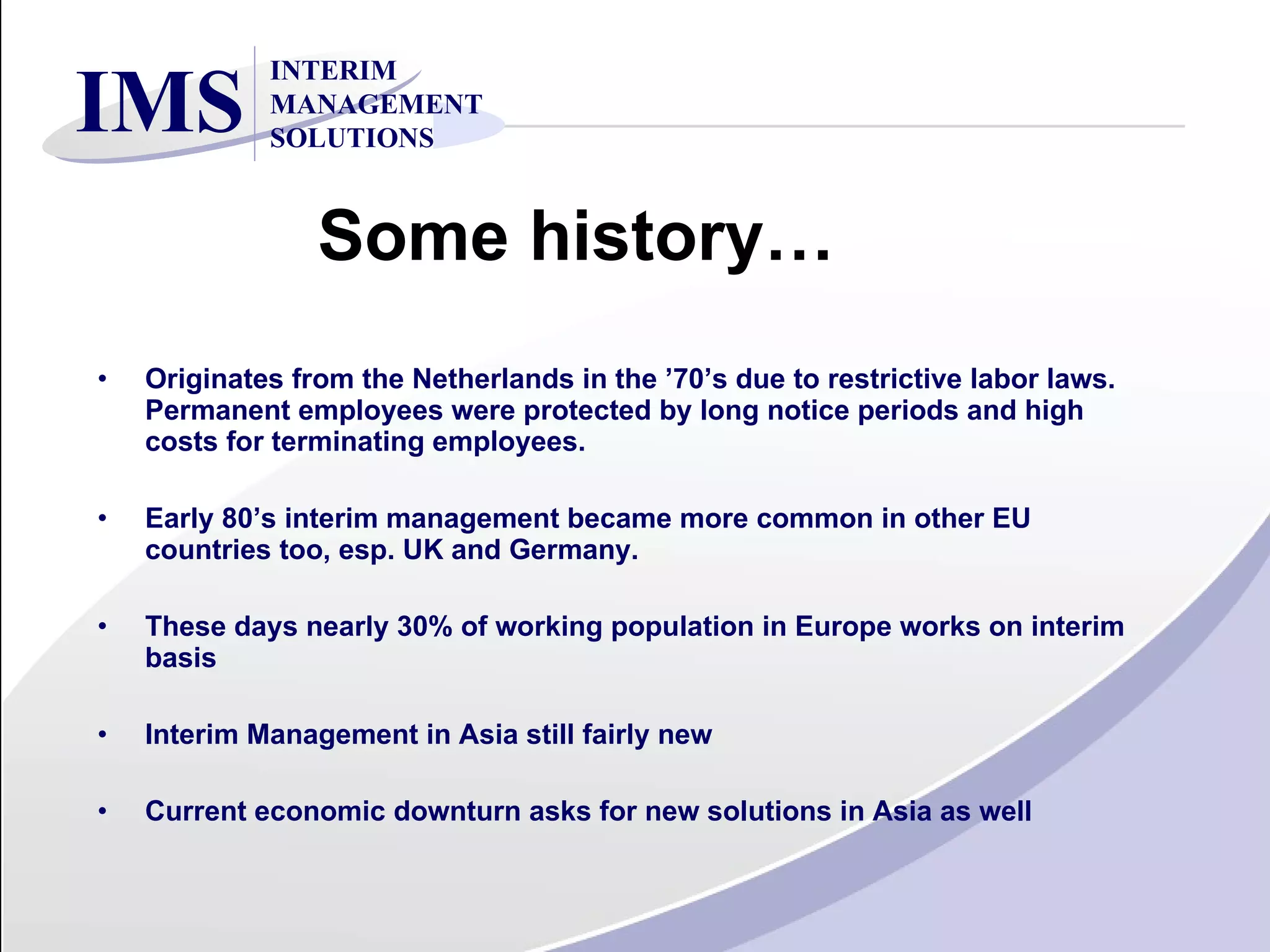 What is Interim Management? | PPT