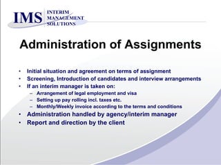 What is Interim Management? | PPT