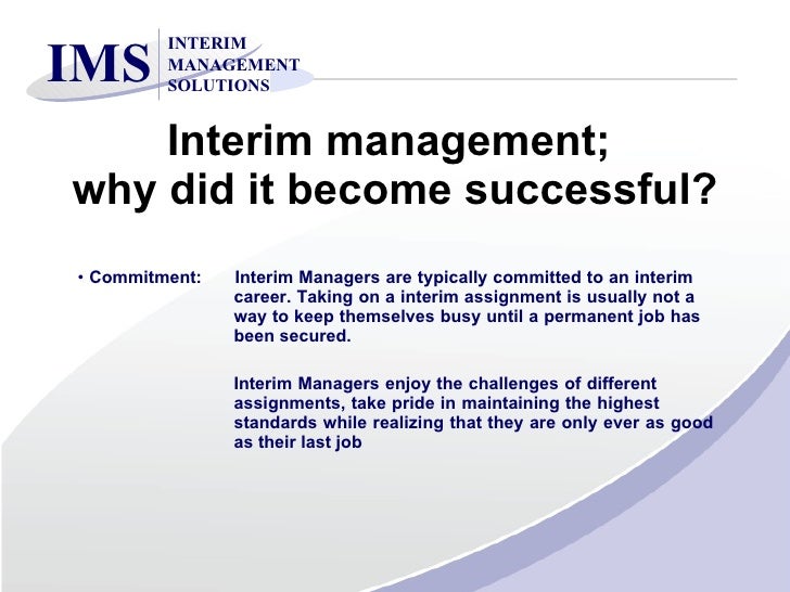 What is Interim Management?