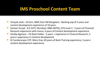 Introducing IMS Proschool | PPT