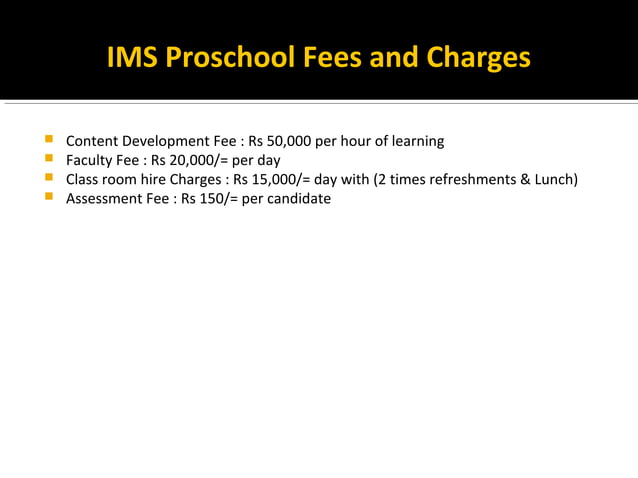 Introducing IMS Proschool | PPT