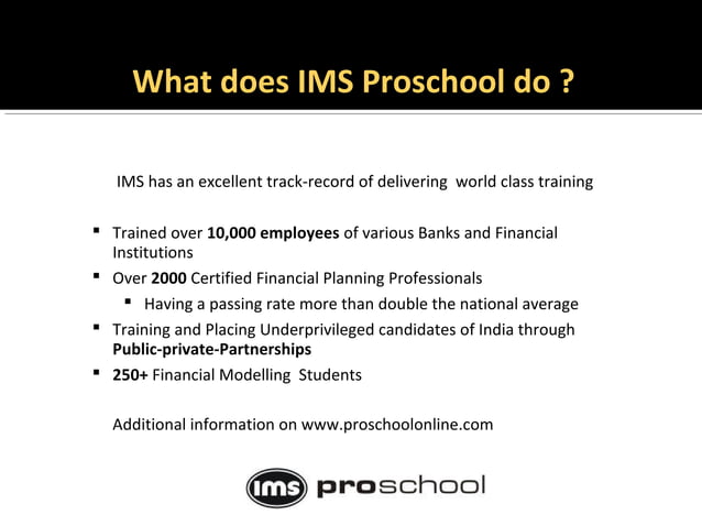 Introducing IMS Proschool | PPT