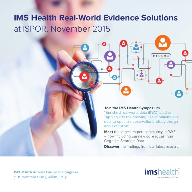 IMS Health Real-World Evidence Solutions at ISPOR November 2015