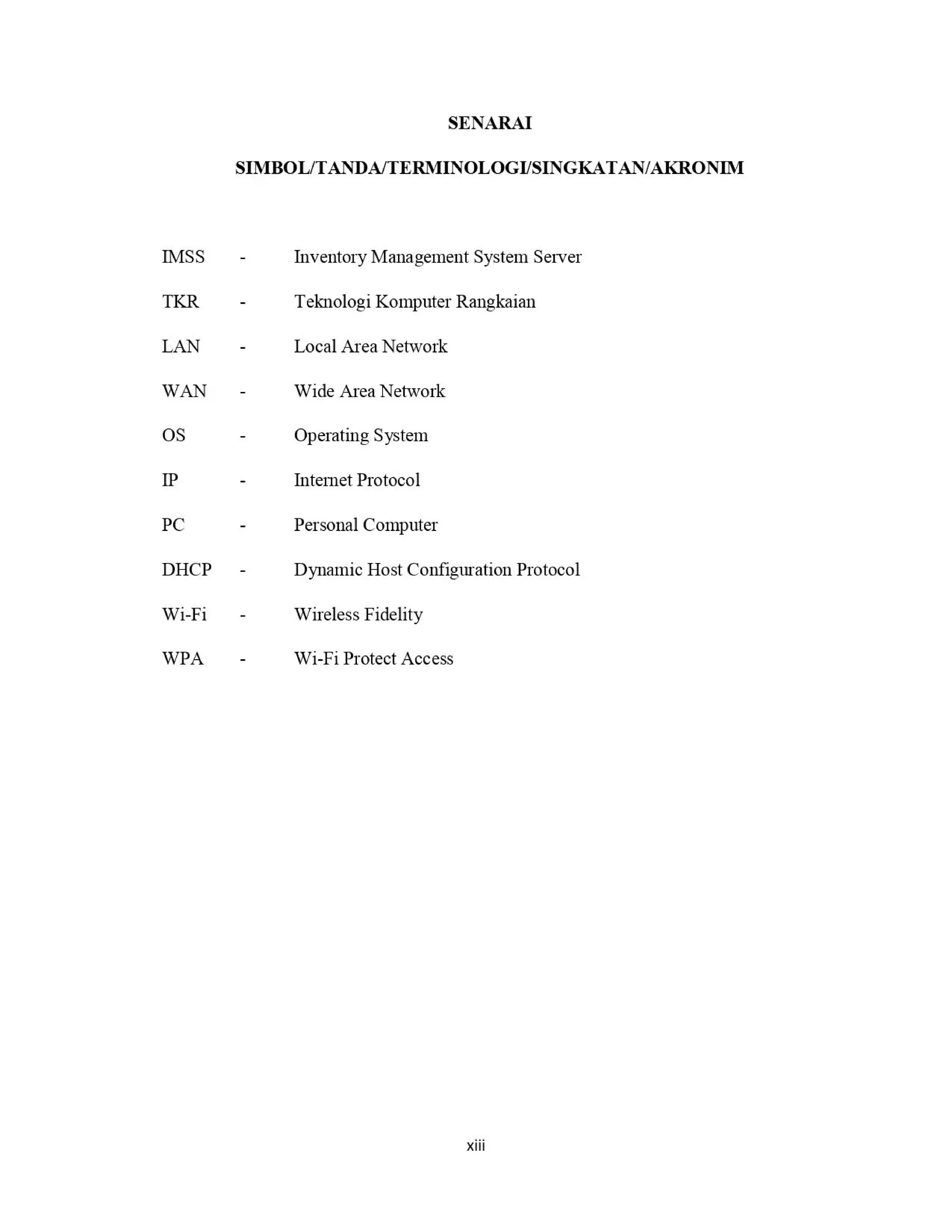 Thesis Inventory Management System Server Project Tahun Akhir (IMSS) | PDF