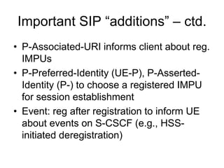 IMS Signaling Details | PPTX