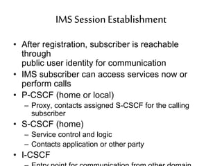 IMS Signaling Details | PPTX