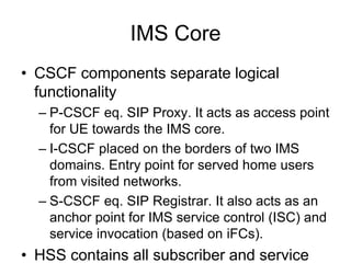 IMS Signaling Details | PPTX