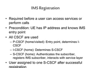 IMS Signaling Details | PPTX