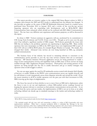 IMS Status Report issue 2. Contents and Foreword | PDF