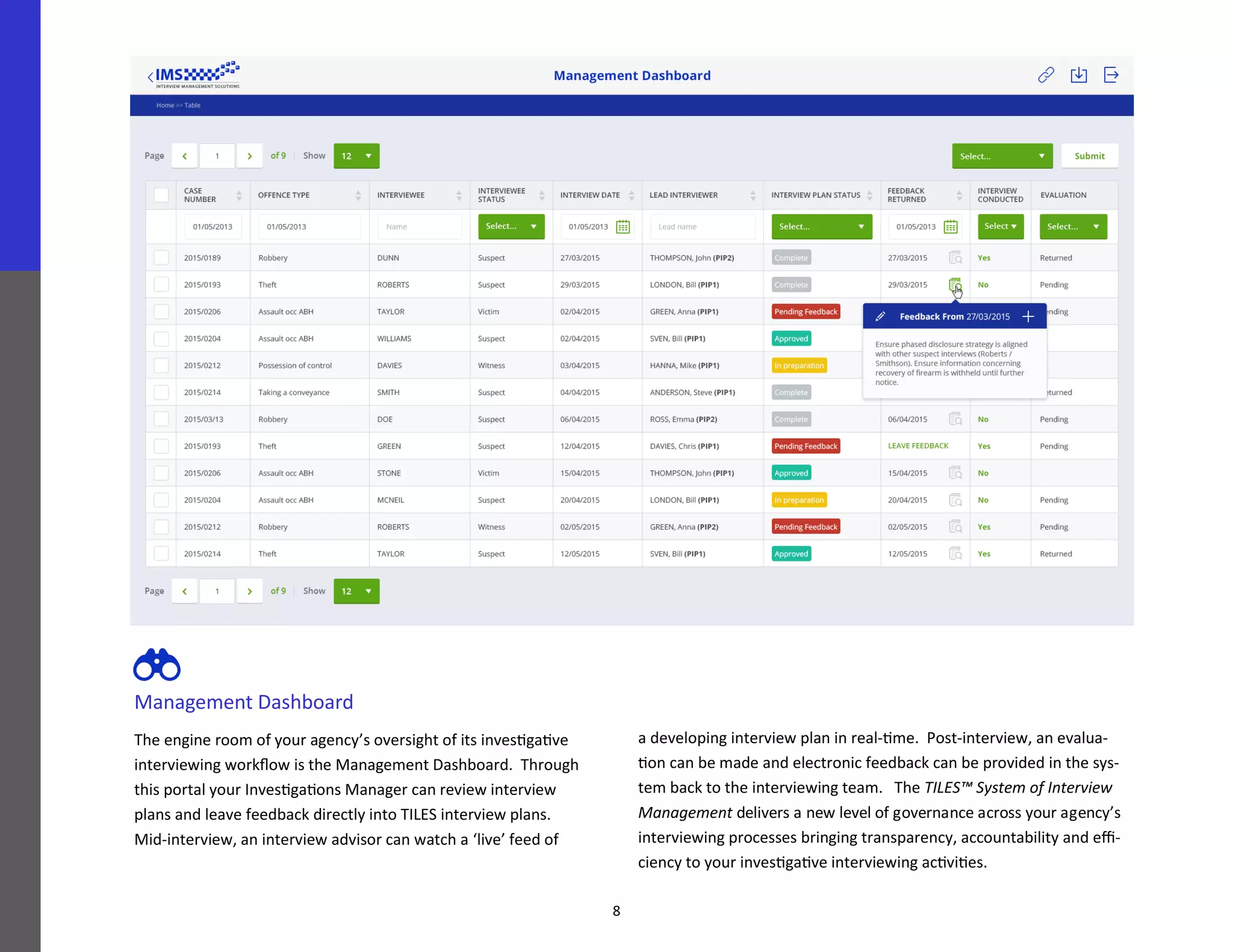 A White Paper: Realising The Benefits of a Digital Investigative ...