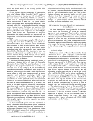 Integrated Municipal Solid Waste Management System (IMSWMS) | PDF