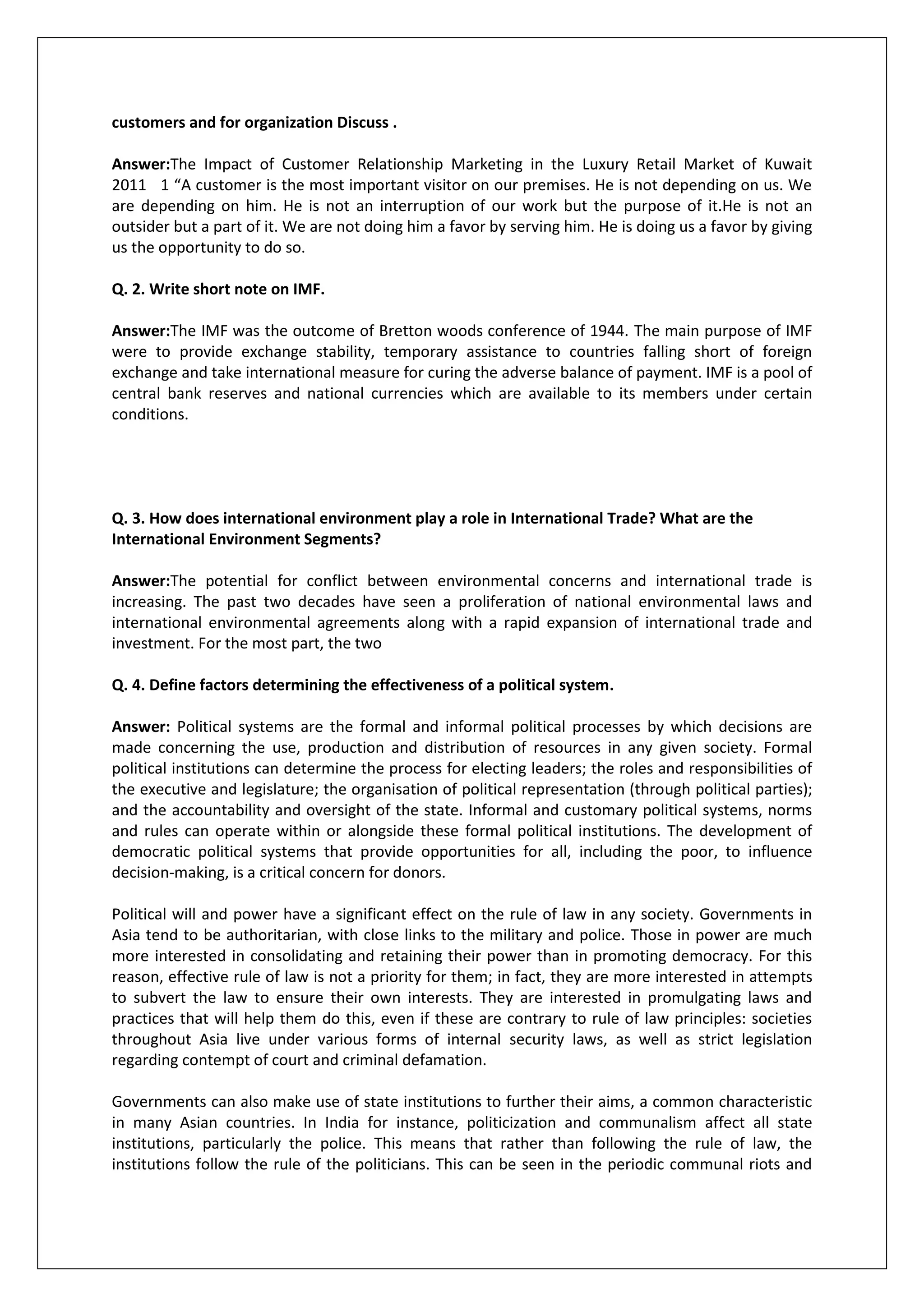 Imt 17 | DOCX | Political Issues & policy | Politics