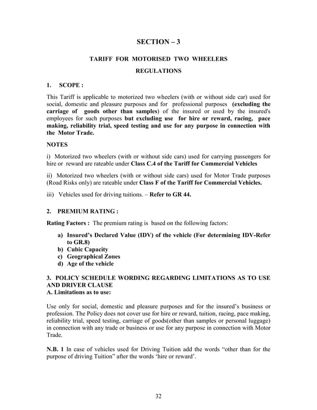 IMT-Motor-Insurance-Tarrif.pdf | Motor Insurance | Insurance