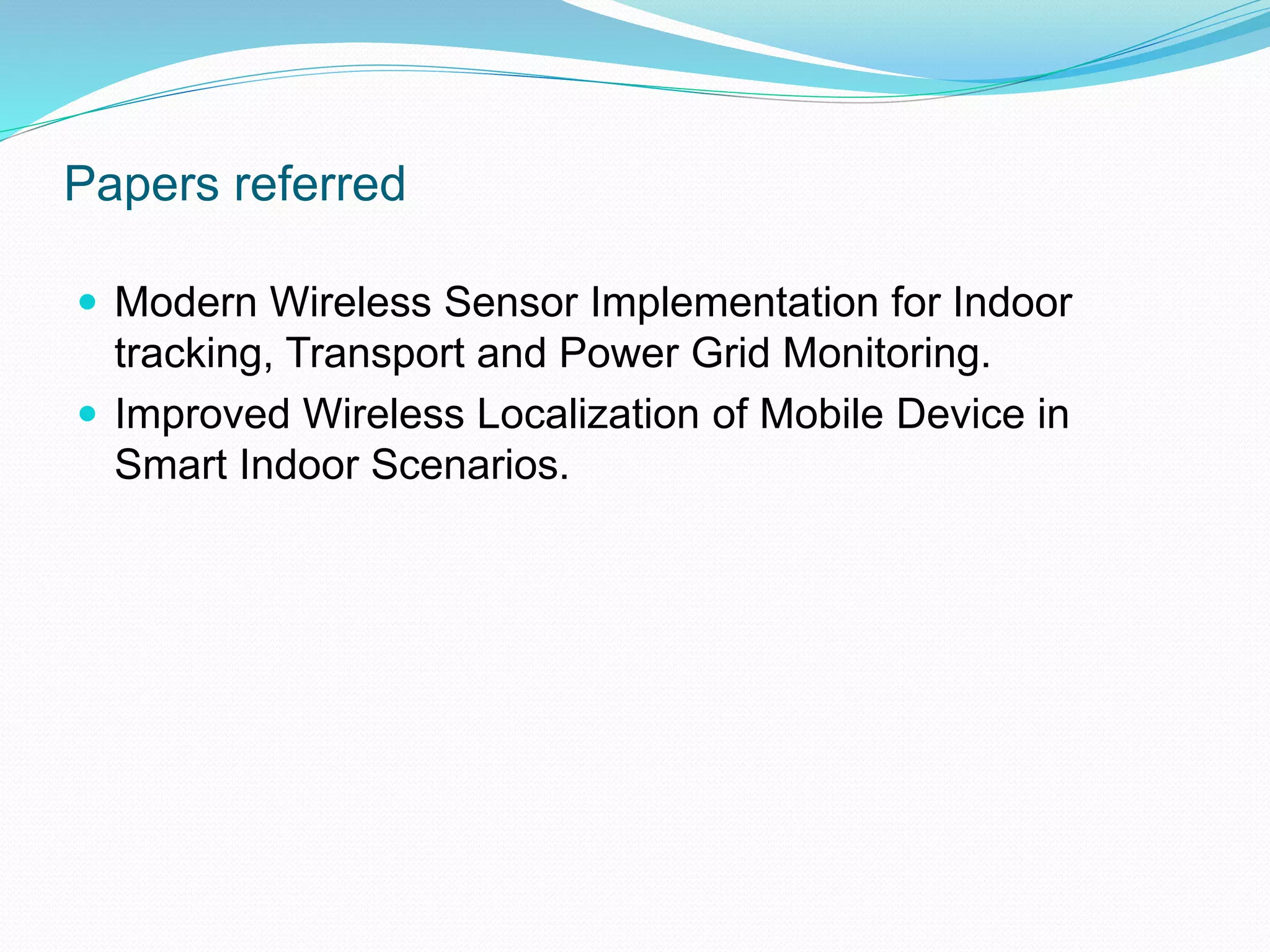 Indoor Mapping & Tracking | PPT