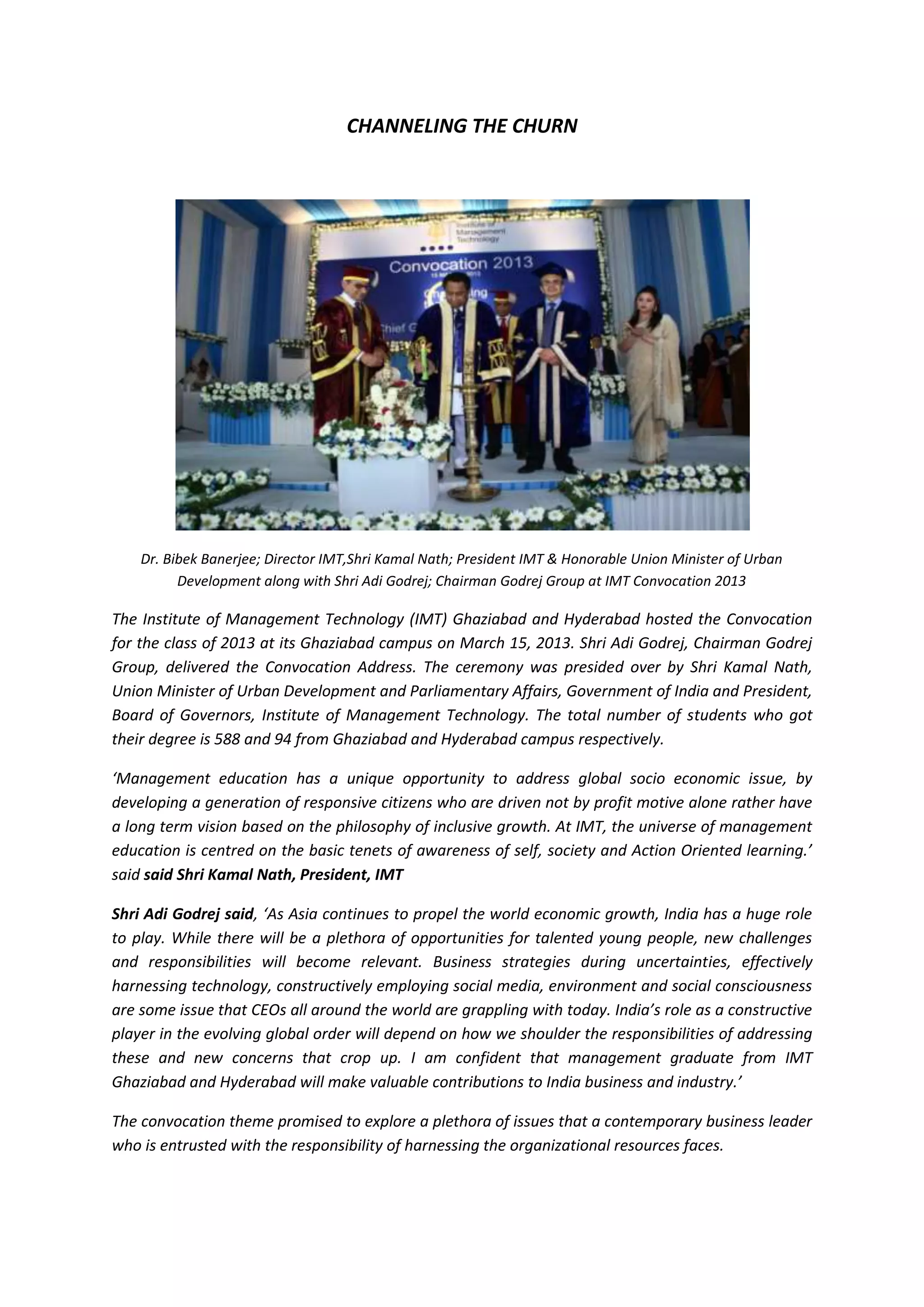 Imt convocation 2013 | DOCX