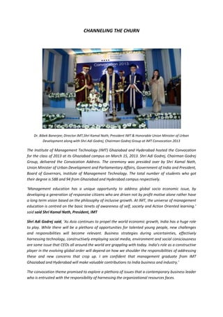 Imt convocation 2013 | DOCX