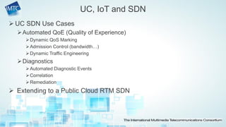 IOT model to Unified Communication Events in SDN | PPT