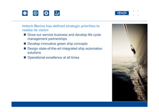 EMVT 12 september - Imtech Marine Company Presentation | PDF | Cruises | Travel Type