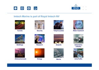 EMVT 12 september - Imtech Marine Company Presentation | PDF | Cruises | Travel Type