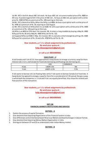 Imt ghaziabad solved case studies | DOCX