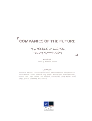 White papers - Companies of the future : the issues of the digital transformation | PDF