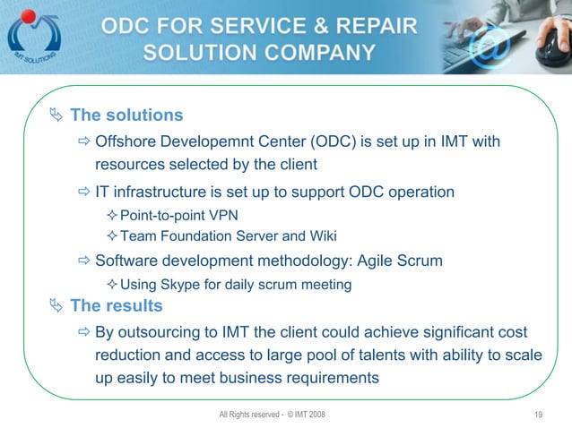 IMT Solutions - Overview of IMT | PPT