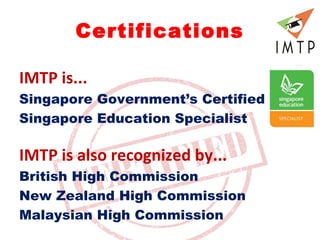 IMTP Consultants - Overseas Education Presentation | PPT