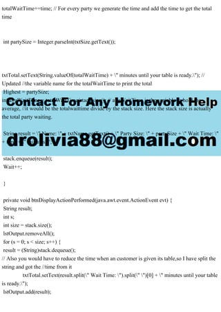 Im trying to calculate the total wait time and the average wai.pdf