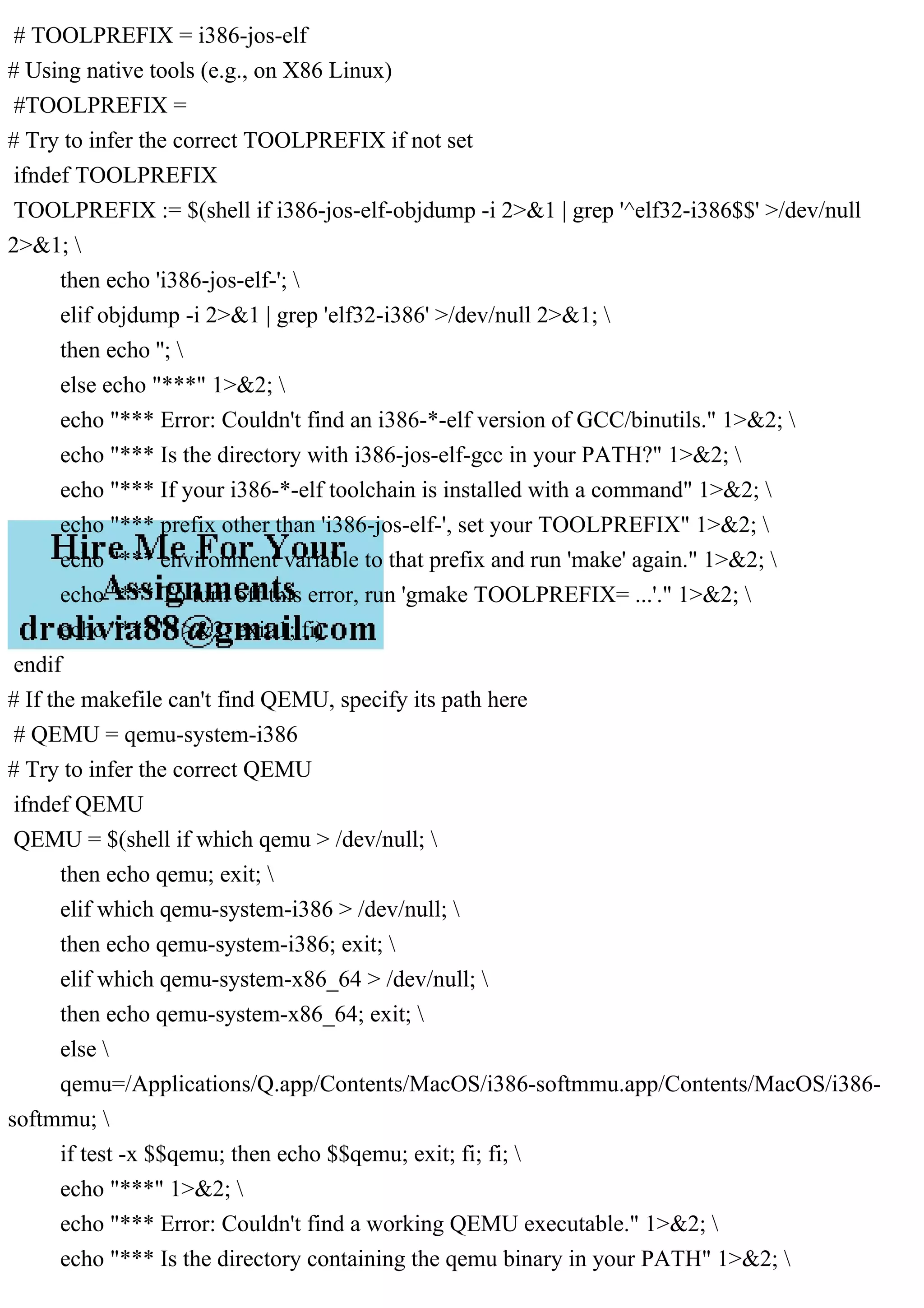 Im trying to run make qemu-nox In a putty terminal but it.pdf