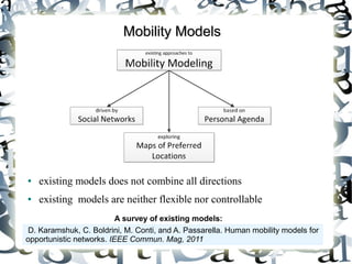 Modeling the Social, Spatial, and Temporal dimensions of Human Mobility ...